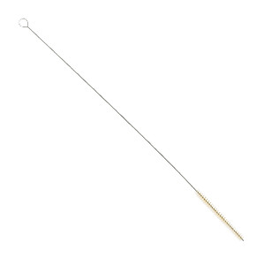 Redecker Natural Pig Bristle Hose Brush, Cleans Thin Tubes and Pipes, 19-Inches Long with 2/5-Inch Diameter, Made in Germany
