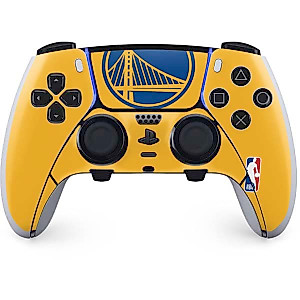 Skinit Gaming Decal Skin Compatible with PS5 DualSense Edge Pro Controller - Officially Licensed NBA Golden State Warriors Large Logo Design