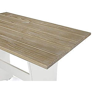 Linon Home Decor Sadie Antique White Nook