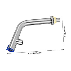 OSALADI 2pcs Black Sink Faucet Toothbrush Travel Case Stainless Steel Water Tap Brass Faucet Faucets for Bath Sinks Stainless Steel Faucet Taps Toilet Water Tap American Style Wash Basin