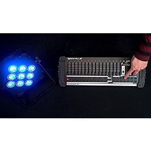 Rockville ROCKFORCE W4 384 Channel Wireless DMX Light Controller+MIDI