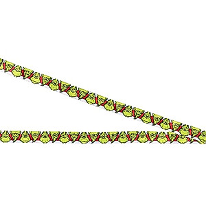 Dr. Seuss The Grinch Sink Stank Stunk Breakaway ID Badge Holder Lanyard w/ 2" Logo Rubber Pendant