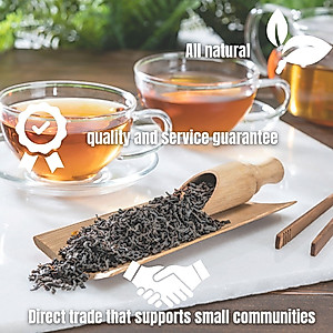 Slofoodgroup Ceylon Black Tea - Loose Leaf Black Tea from Sri Lanka - Pekoe Grade Tea Leaf (8 OZ)…