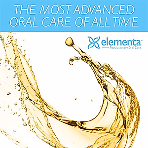 Elementa Mouthwash Alcohol-Free, Teeth Whitening, Bad Breath Treatment And Dry Mouth Products | Fluoride-Free, Cavity Repair, Remineralizing Mouthwash With Nano Silver & Xylitol | Winter Mint 20 OZ