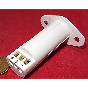 Roller Ball Recessed Button Pressure Reed Switch - Window/Door Alarm Contact Sensor Plunger with Terminals