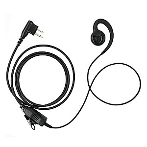 RLN6423 Earpiece Earloop Headset Replacement for PR400 RDU2020 CP200 CP185 RDV2020 RDV2080D RDV4100 RDV4160D RDV-5100 Radio