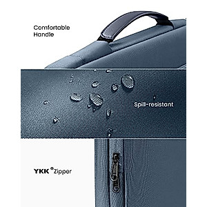 tomtoc 360 Protective Laptop Carrying Case for 14-inch MacBook Pro M3 A2992 A2918 M2/M1 Pro/Max A2779 A2442 2023-2021, 12.9-inch iPad Pro 3rd-6th Gen, Water-Resistant MacBook Accessory Bag Sleeve