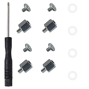 1Set M.2 SSD Screw Kit NGFF NVME SSD Standoff Mounting M.2 NGFF/NVMe Screw Set Stand Off Screw Hex Nut Computer Hard Drive Screw for A- M.2 SSD