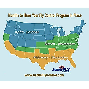 Champion USA JustiFLY Feedthrough Cattle Fly Control, 6 Pack | Non-Toxic Larvicide. Controls All Four Fly Species That Affect Cattle. Over 50 Million Head Treated (6 Pack)