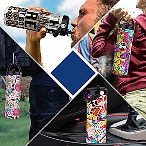 HEPFLANZE 8 Pack 20 OZ Sublimation Tumblers Skinny Straight, Sublimation Sport Water Bottles Blanks Stainless Steel Double Wall Insulated Cups Bulk with Straw Lids DIY for Gift