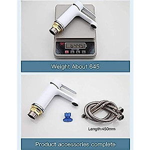 Kitchen Taps Kitchen Tap Kitchen Tap Fashion Style Home Multi-Color Bath Basin Faucet Cold and Hot Water Taps Black White Bathroom Mixer