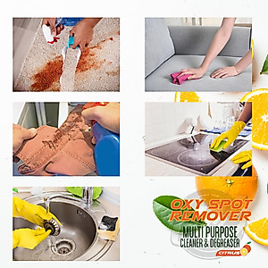 UCS Oxy Spot Remover All Purpose Cleaner & Degreaser Spray 32 oz - Stain Remover for Carpets, Upholstery, Laundry, and More - It Just Works New Presentation.