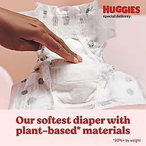 Huggies Special Delivery Hypoallergenic Baby Diapers Size 3 (16-28 lbs), 58 Ct, Fragrance Free, Safe for Sensitive Skin