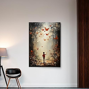 Abstract Painting Buy Canvas Wall Art, Butterfly Painting Art, Butterfly canvas, bedroom Butterfly wall art,Watercolor abstract Butterfly canvas painting
