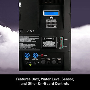 ADJ Entour Ice Professional Low Lying High Density Fog Machine, DMX Control