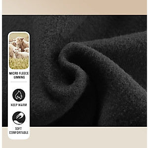 Niceif Mens Hoodies Pullover Long Sleeve Casual Hoodie for Men Hooded Fleece Sweatershirt, Beige Black S