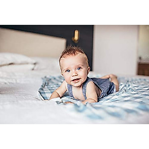 Copper Pearl Large Premium Knit Baby Swaddle Receiving Blanket Lincoln