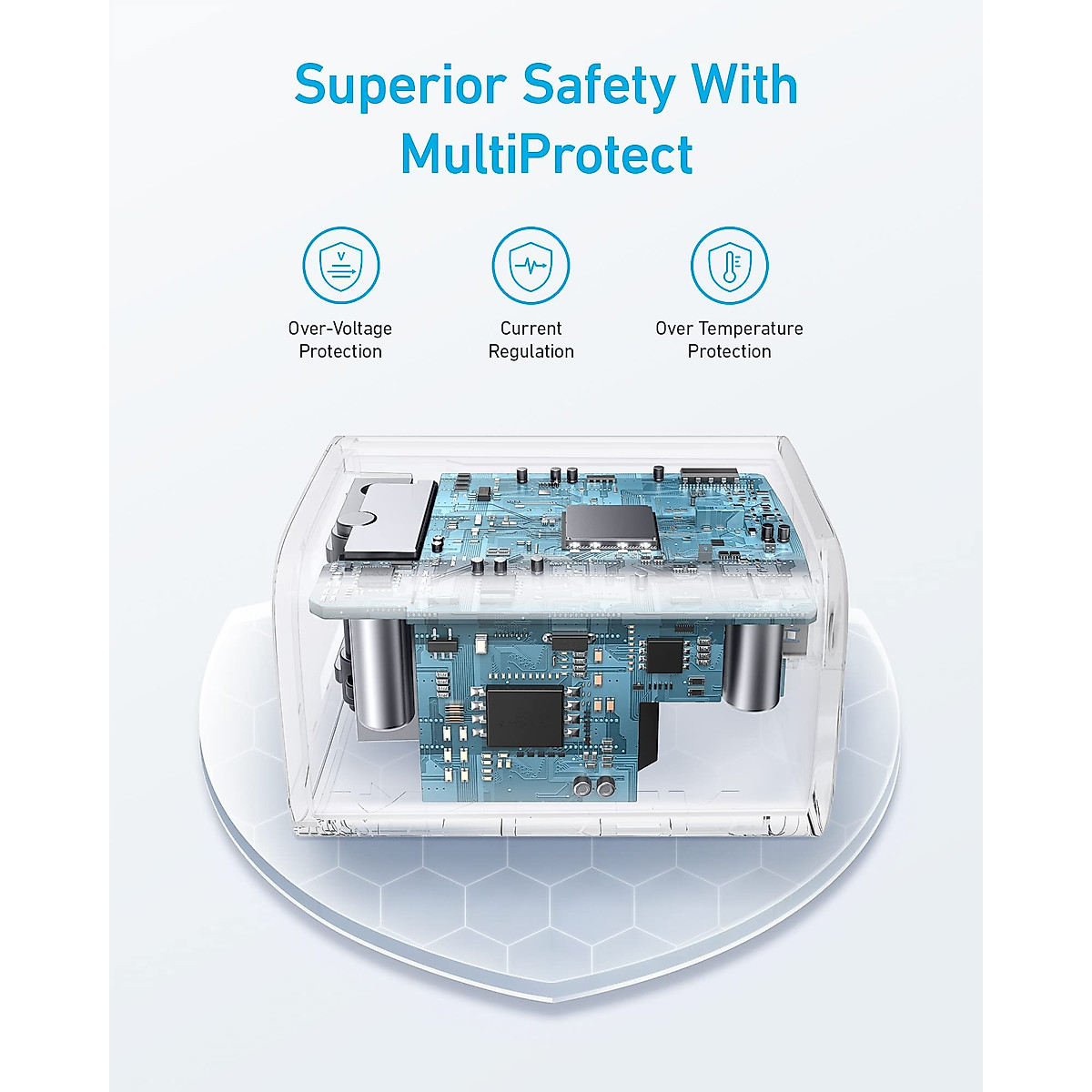 Anker 30W USB-C Charger, Anker 312 Charger with Compact and Foldable Design, High-Speed Fast Charging for iPhone 14/13/12 Series, Samsung S23, MacBook Air, iPad Pro, & More 5 ft USB C Cable Included