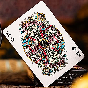 theory11 Grateful Dead Playing Cards Premium Deck with Iconic Band-Themed Artwork