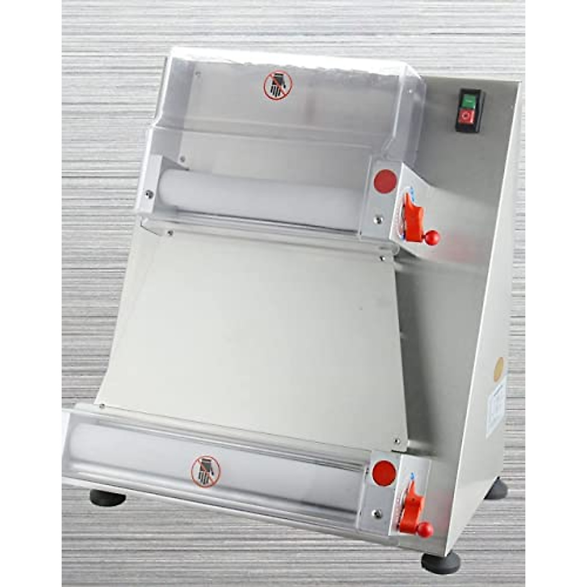 Pizza dough roller machine, Electric Pizza Press Making Machine, Pizza Commercial Sheeter, Automatically Pasta Maker for Bread and Pasta