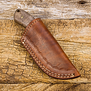 Forseti Steel Colter Skinner Damascus Knife