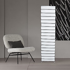 Uonlytech Rice Paper Paper Floor Lamp Shades Nordic Style Table Lampshades Chandelier Light Cover Protector for Home Hotel Bedside Desk Floor Lamp, Black Floor Lamps