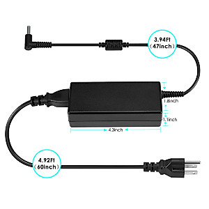 45W 19.5V 2.31A Ac Adapter Laptop Charger Compatible for HP Pavilion Envy Spectre Chromebook Notebook X360 13 14 15 17 Charger 741727-001 213349-109 Computer Universal Convertible PC Power Supply Cord