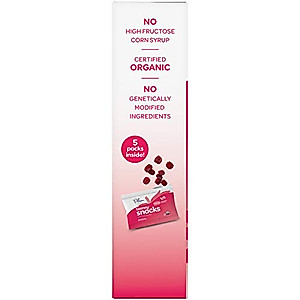 Plum Organics Teensy Snacks Organic Toddler Fruit Snacks, Berry, 1.75 Ounce Bags (Box of 5)