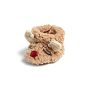 Dearfoams Matching Family Holiday Christmas Reindeer & Turkey Scuff Slipper, Baby Reindeer, US 0-3 Unisex Infant