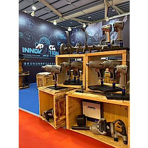 Apach Stubby Air Impact Wrench, Jumbo Hammer, High Torque, 1/2-Inch (AW050G)