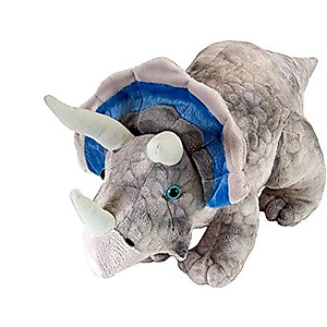 Wild Republic Triceratops Plush, Dinosaur Stuffed Animal, Plush Toy, Gifts for Kids, Dinosauria 10 Inches
