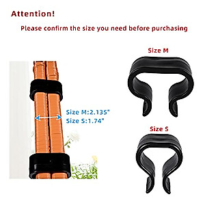 SUQ I OME Pack of 10 Outdoor Patio Garden Wicker Rattan Furniture Aligment Sofa Rattan Chair Fastners Clip Sectional Connector - Non Slip (2.13 inches,Medium)