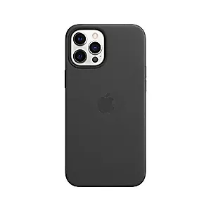 Apple iPhone 12 Pro Max Leather Case with MagSafe - Black
