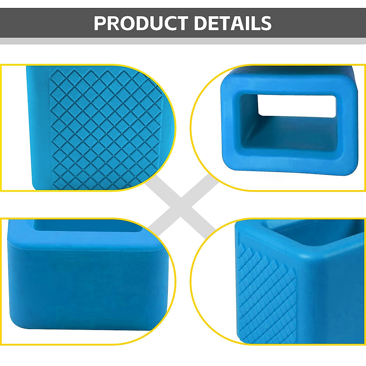 NTNEV 2PCS Seat Belt Buckle Holder, Silicone Seat Belt Buckle Booster, Keep the Seat Belt Buckle Upright and Stable, Raises Seat Belt Buckle for Easy Access, Car Accessories (Blue)