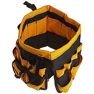 Custom Leathercraft4122 In & Out Bucket, 61 Pocket, Black/Yellow
