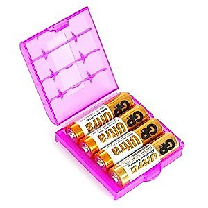 TheLovelyBird 4PCS of AA/AAA 4 Cell Battery Case/Holder