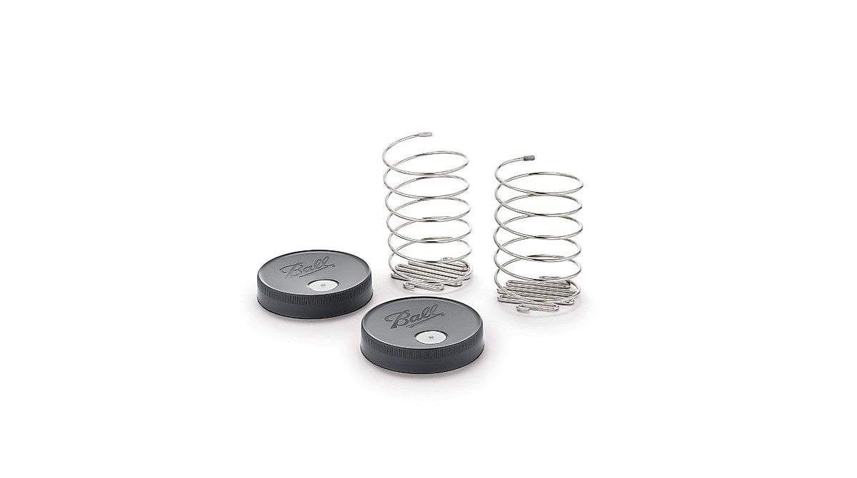 Ball 32oz Metal Fermentation Lids & Springs - Keeps Food Fresh