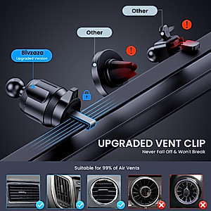 Phone Holder Car [Military-Grade Suction] Universal Car Phone Holder [Thick Case Friendly] Automobile Accessories Dashboard Air Vent Windshield Phone Mount Fit for iPhone Android Smartphones (brown)