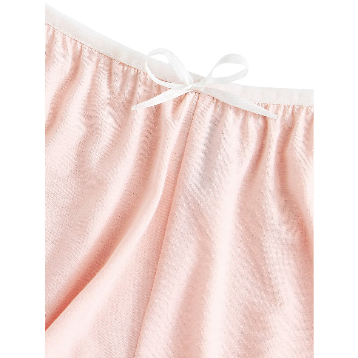 SweatyRocks Women's Lace Trim Underwear Lingerie Straps Bralette and Panty Set Lace Pink Medium