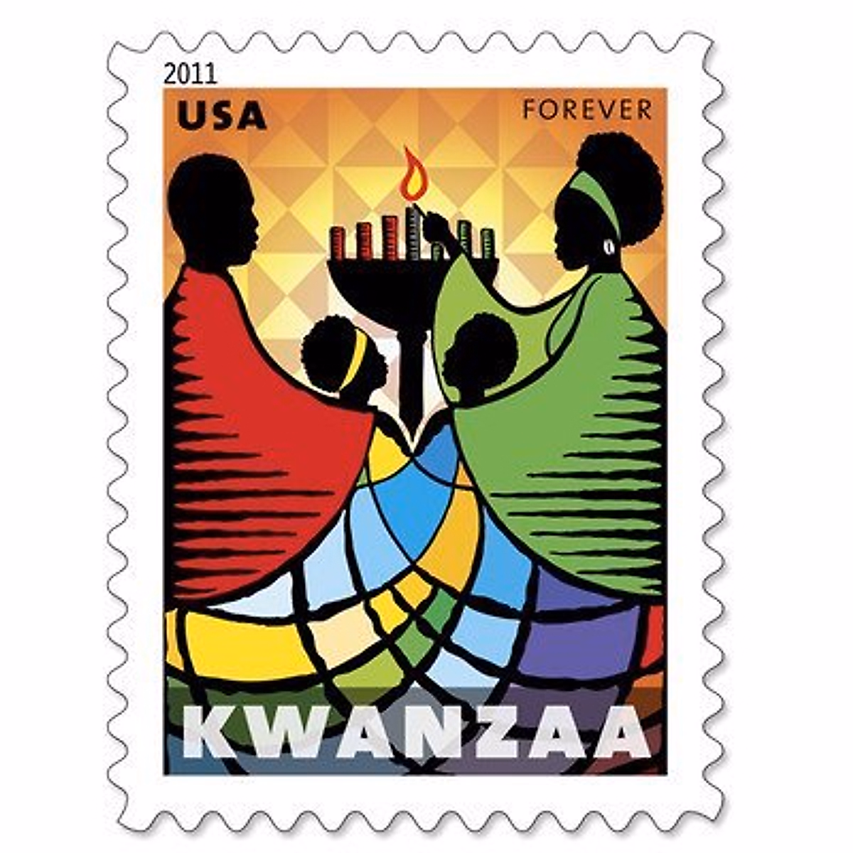 USPS Kwanzaa Forever Stamps - Sheet of 20 - 2011 Issue