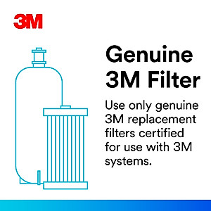 3M Water Filtration Replacement Cartridge HF65-S for Ice Series ICE165-S and ICE265-S, 5613409