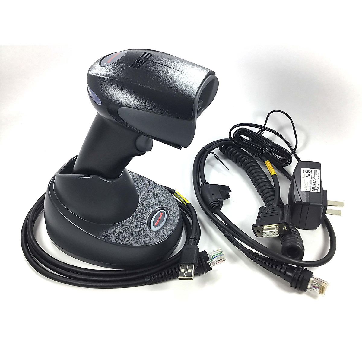 Honeywell 1902GSR Wireless Bluetooth Laser Barcode Scanner Kit, Includes Cradle, RS232 Cable, Power Supply and USB Cable