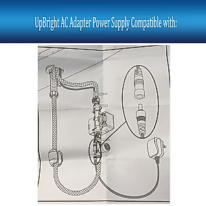 UpBright 9V AC/DC Adapter Compatible with Kohler Malleco Touchless R77748 K-R77748-SD VS K-R77748 K-R31498-NA K-R31498 Electronic Kitchen Sink Faucet for 1.5V x 6 AA Batteries Pack 9VDC Power Supply
