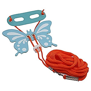 Bearded Dragon Leash Harness-3 Size Pack Butterfly Wing Lizard Harness and Adjustable Leash Set, Outdoor Walking Lead Control Rope for Bearded Dragon Lizard Reptiles Small Pet Animals (Blue)