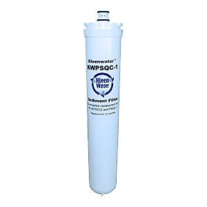 KleenWater KWPSQC-1-4-6 Water Filter Set, Includes Sediment Filter, Carbon Block Filter and Lead Removal Filter