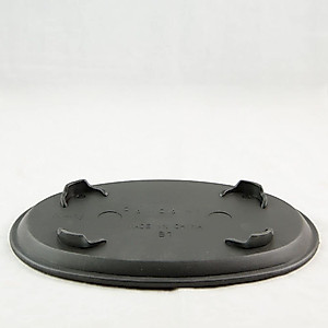 1 Pcs Oval Black Plastic Humidity/Drip Tray for Bonsai Tree 9.5"x 6.5"x 1"