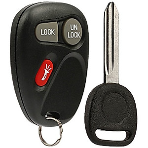 fits 2001 2002 Key Fob Remote Cadillac Escalade/Chevy Avalanche S10 Silverado Suburban Tahoe/GMC Sierra Sonoma Yukon (15042968)