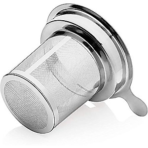 SAKI Large Porcelain Teapot, 48 Ounce Tea Pot with Infuser, Loose Leaf and Blooming Tea Pot - Red