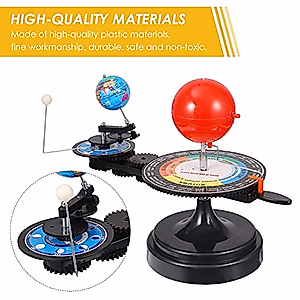 TEHAUX Solar System Planetarium Model Sun Earth Moon Orbital Model Scientific Experiment Kit Educational Teaching Tool for Kids Toddlers