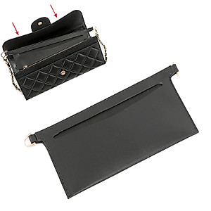 Lckaey Bag accessories kit wallet chain insert-Emily wallet for Sarah bag Crossbody inner bag 3015-black